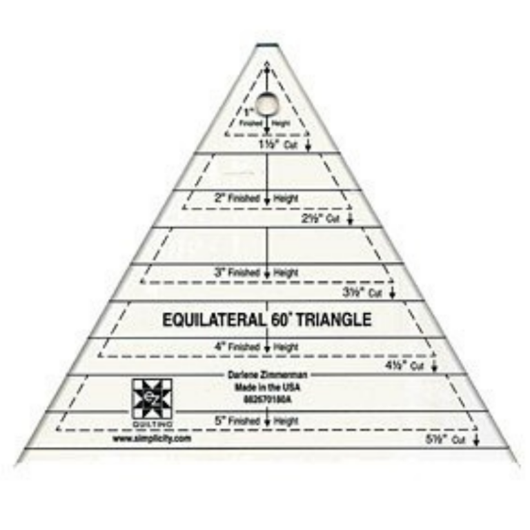Lineal - Equilateral 60 Degrees Triangle - Hobbygården